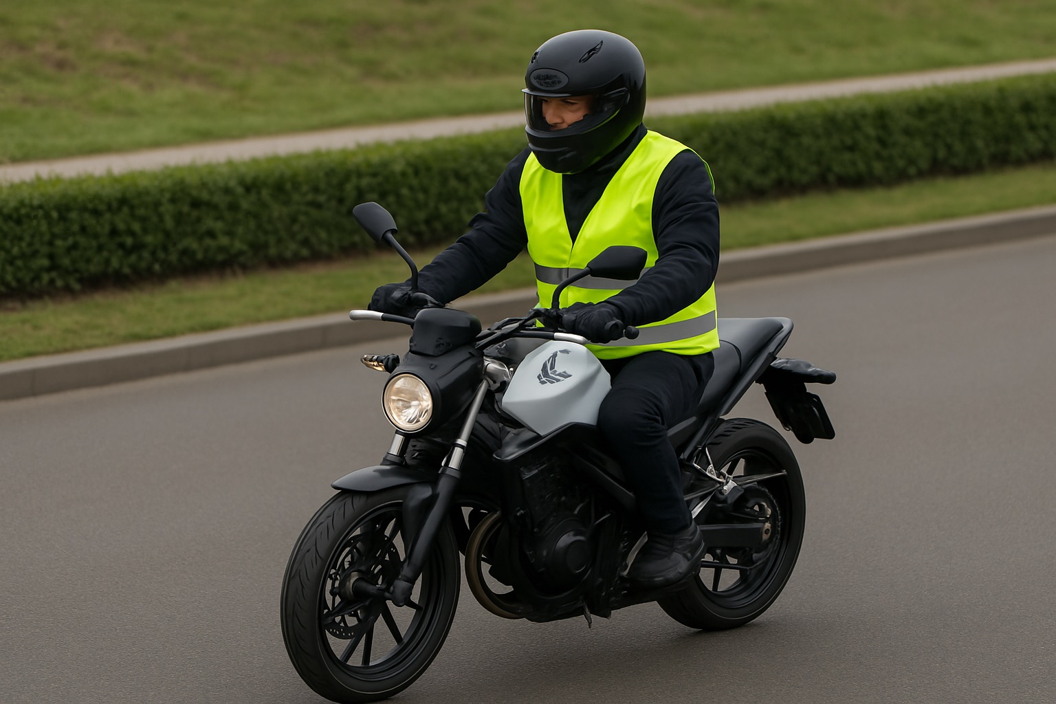 Fluovest verplicht voor motorrijders in stadscentra vanaf 1 juni ...